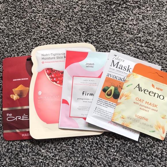 the creme | Makeup | Pack Of 5 Face Masks | Poshmark